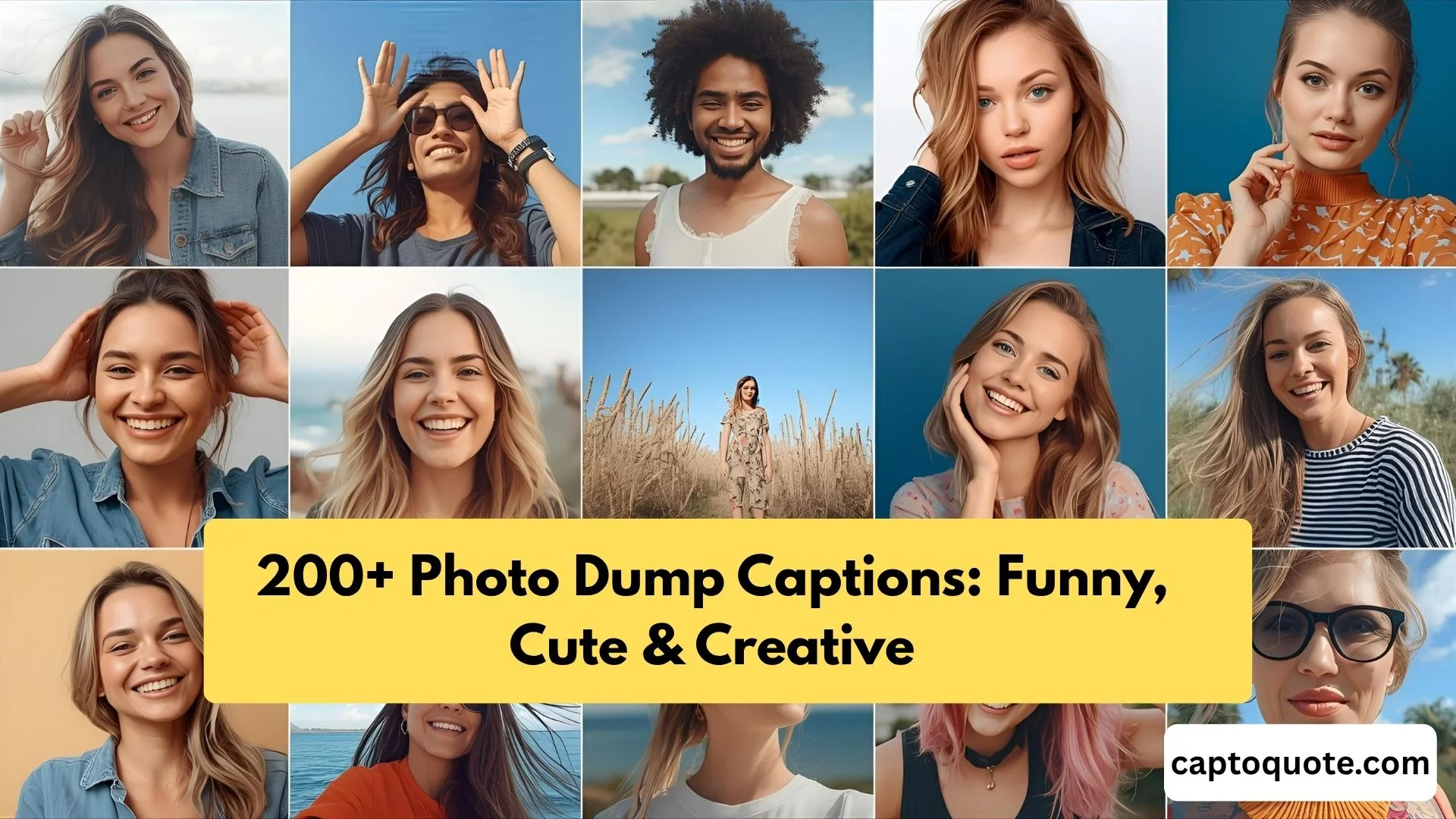 200+ Photo Dump Captions: Funny, Cute & Creative