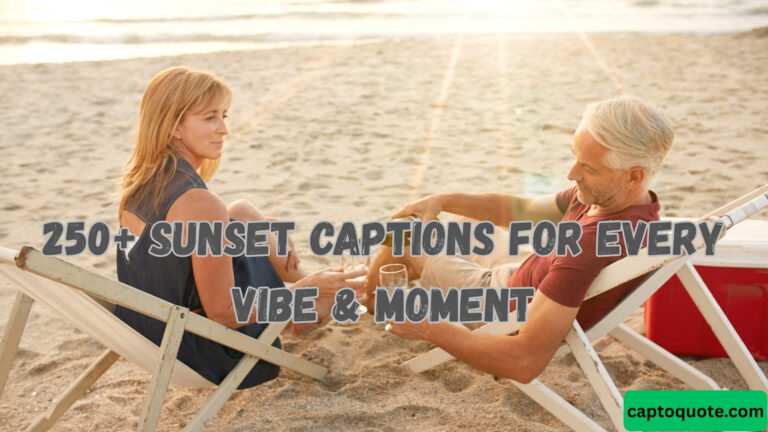 250+ Sunset Captions for Every Vibe & Moment