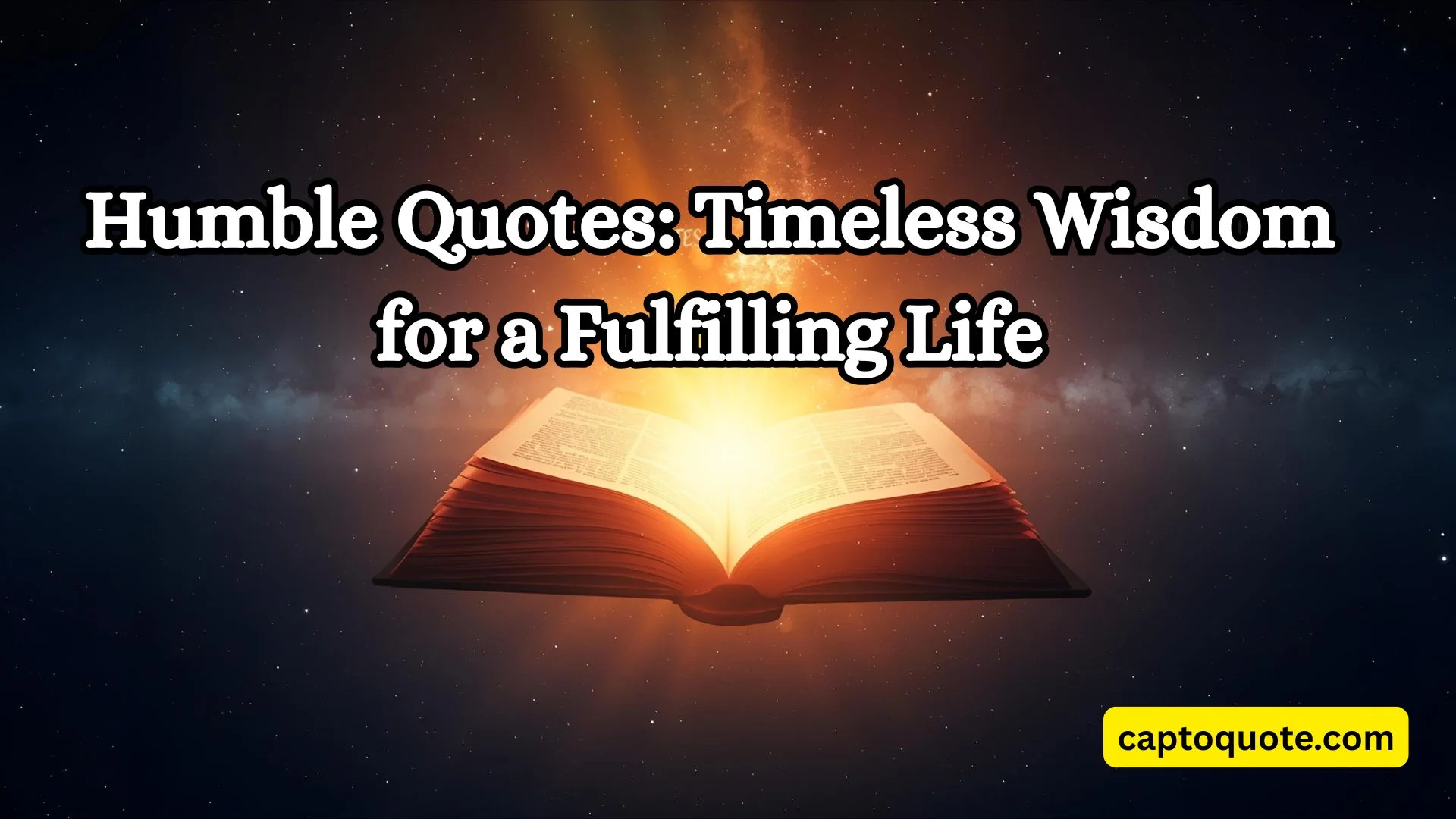 Humble Quotes: Timeless Wisdom for a Fulfilling Life
