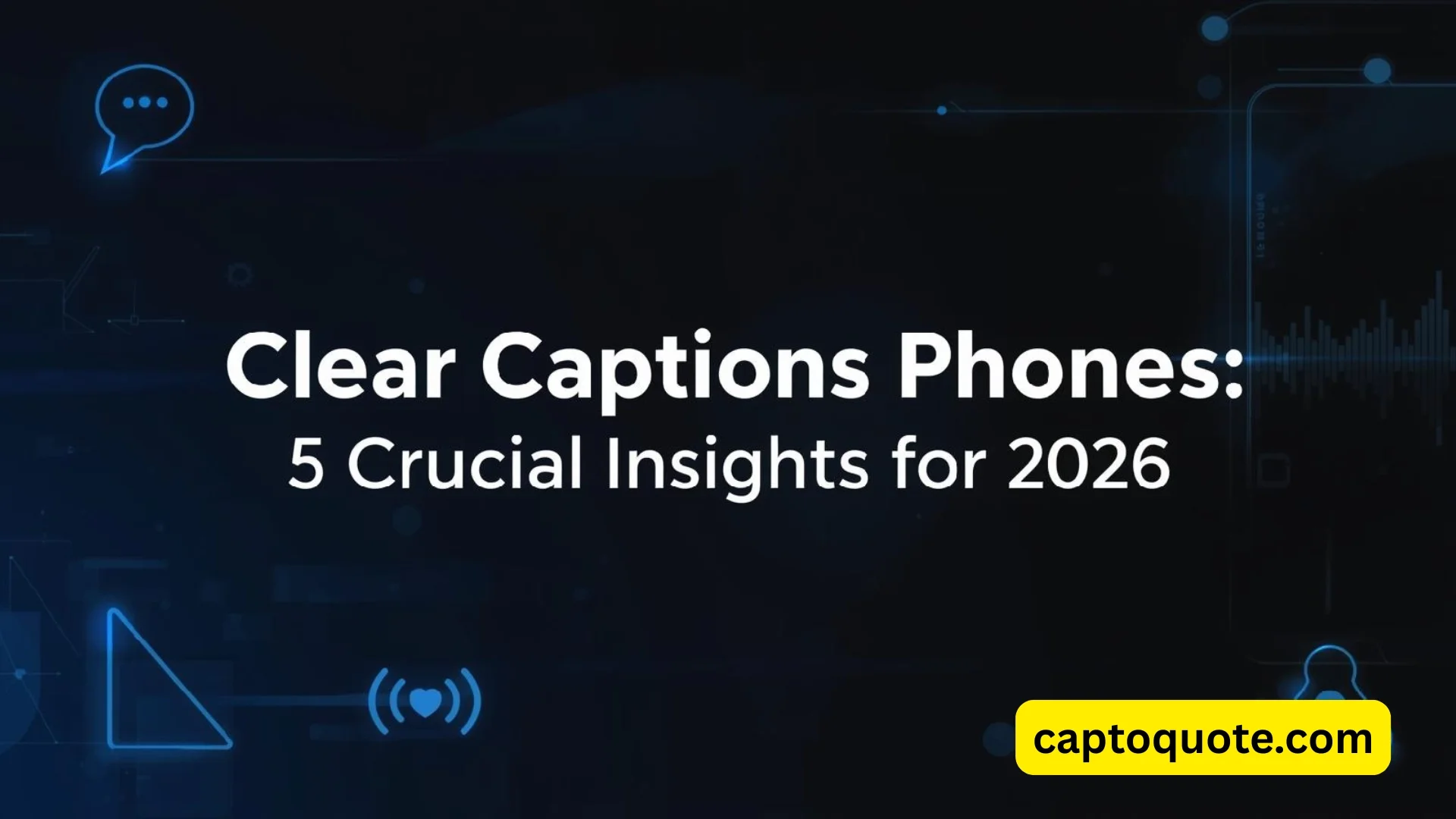 Clear Captions Phones: 5 Crucial Insights for 2026